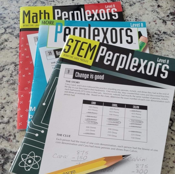 Other | Perplexors And Brain Quest Workbooks | Poshmark
